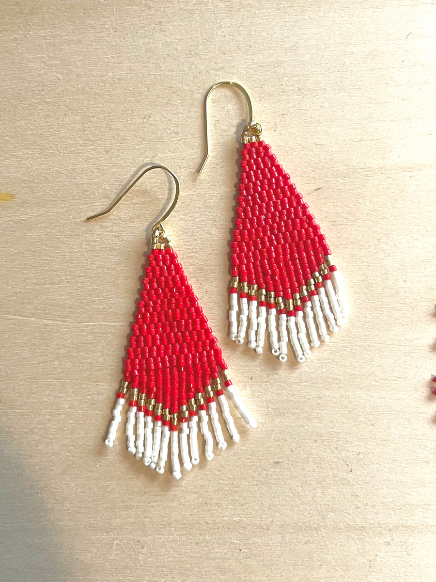 Chiefs Dipped Fringe – Seeds & Chevron