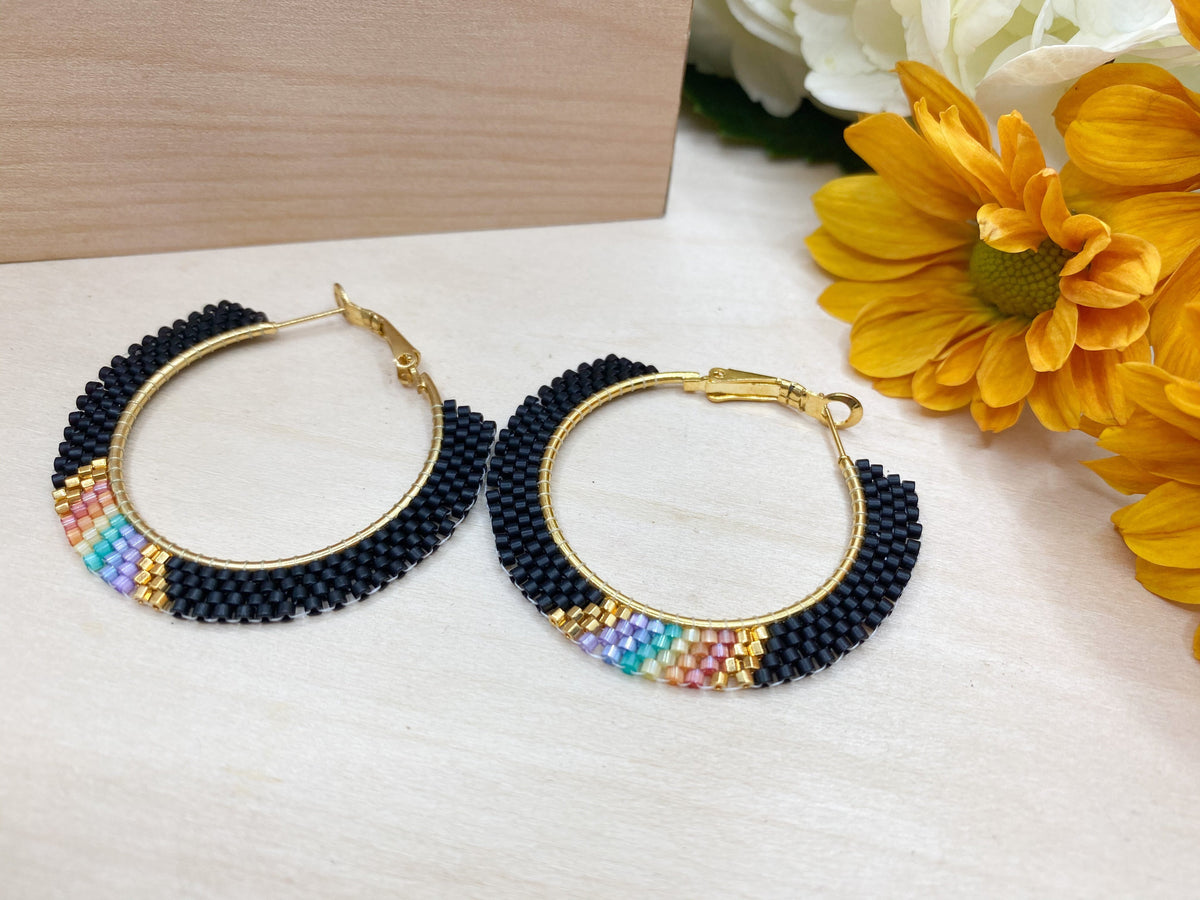 Rainbow Hoops – Seeds & Chevron