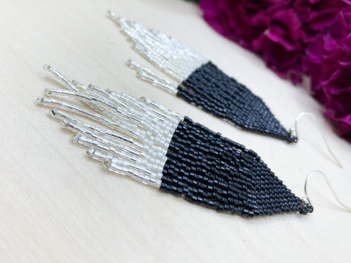 Tuxedo Dipped Fringe – Seeds & Chevron